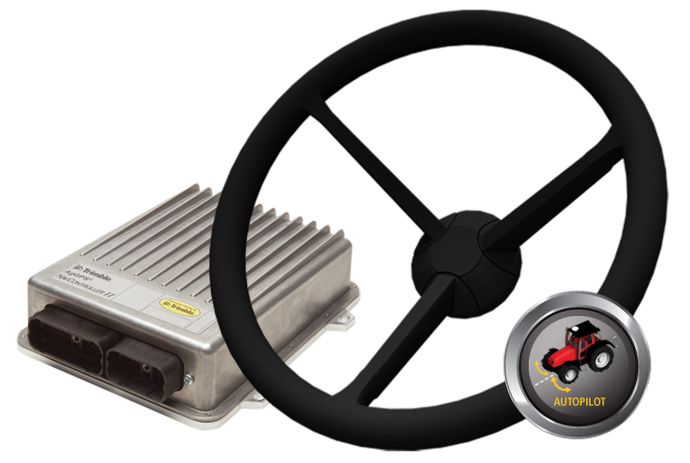 Autopilot steering system with factory pre-installation - Trimble GPS